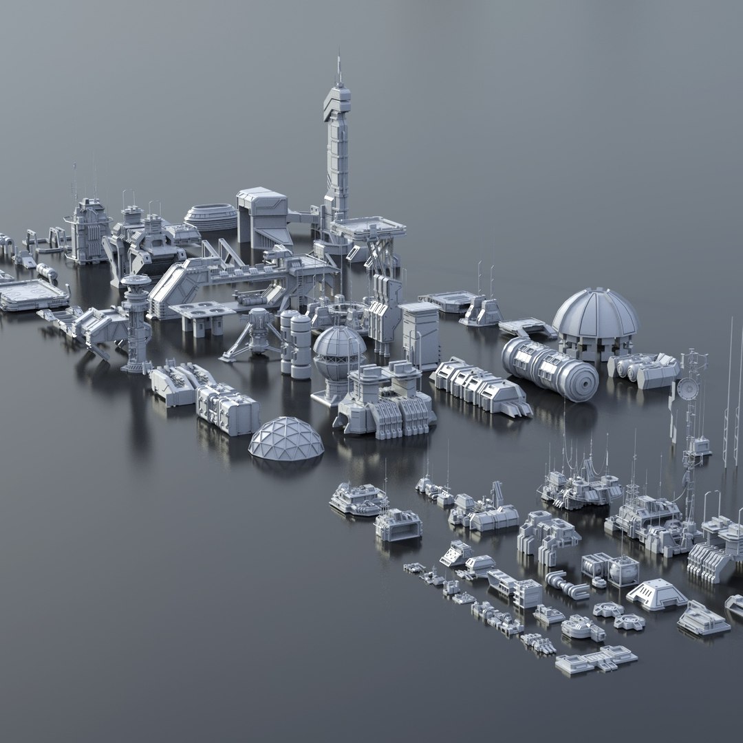 Buildings Structures 3D Model - TurboSquid 1692285