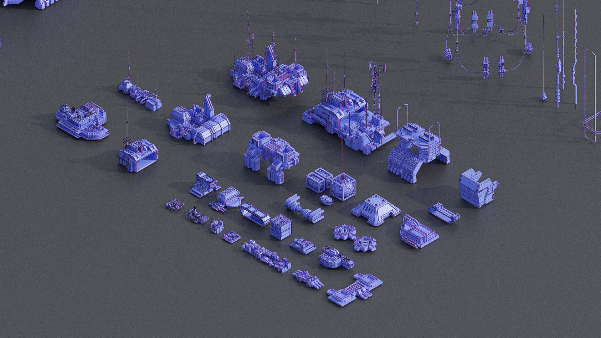 Buildings Structures 3D Model - TurboSquid 1692285