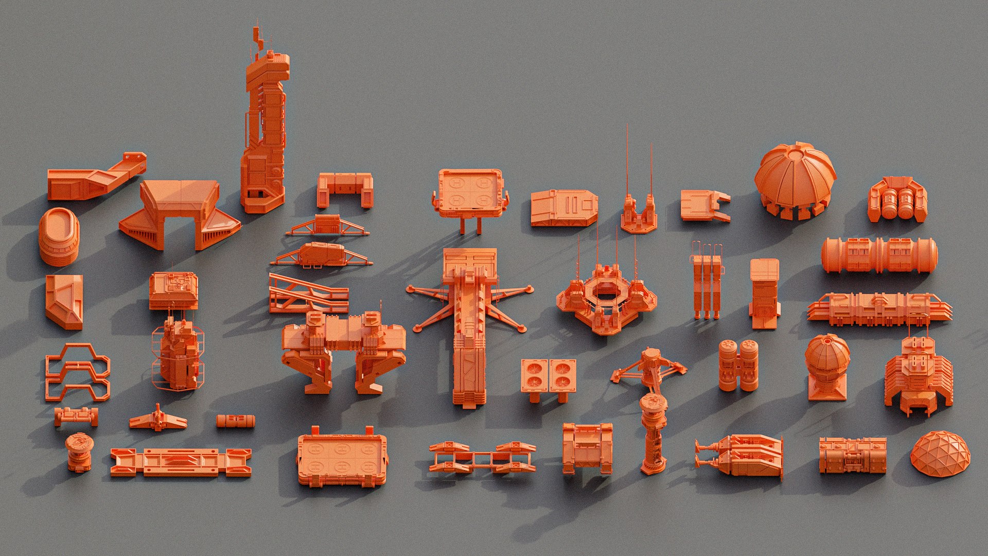 Buildings Structures 3D Model - TurboSquid 1692285