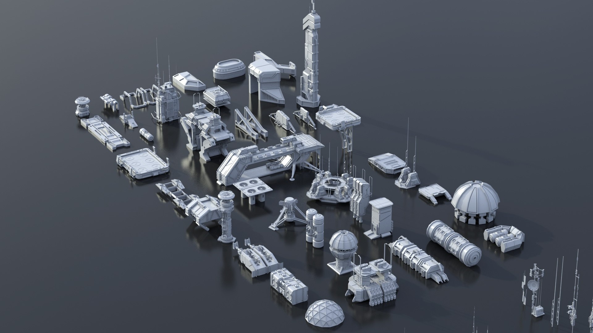 Buildings Structures 3d Model Turbosquid 1692285