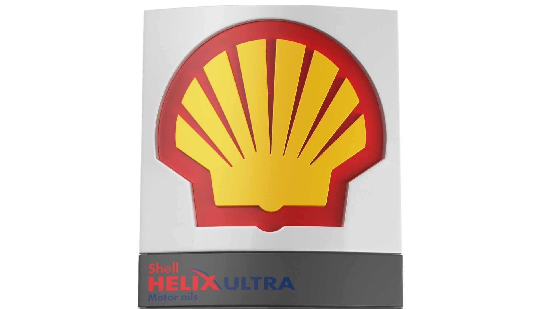 3D Detailed Shell Sign Board Model - TurboSquid 2037662