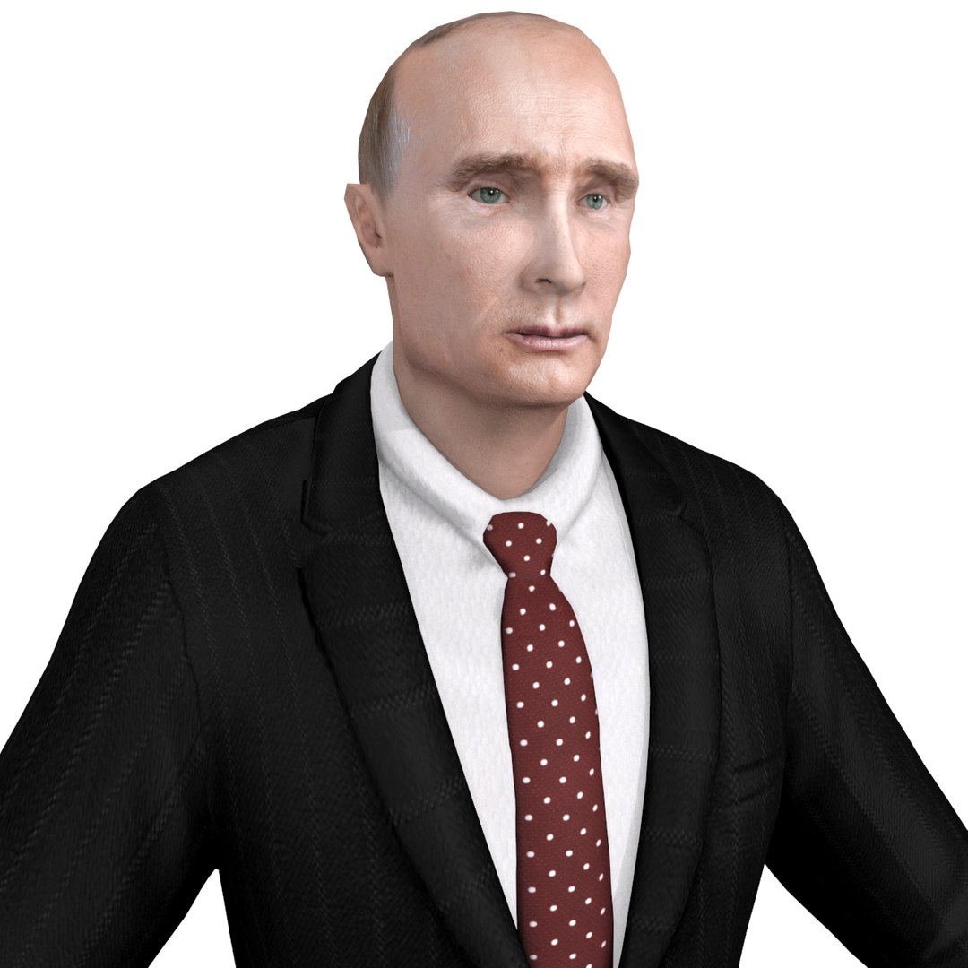 3d Rigged Vladimir Putin Model