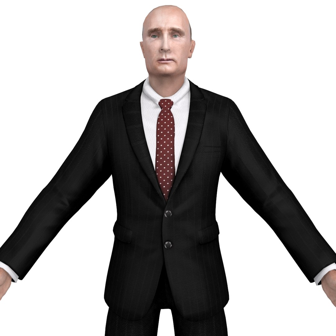 3d Rigged Vladimir Putin Model