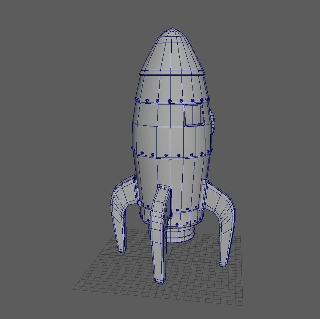 3D Stylised Rocket Model - TurboSquid 1632138