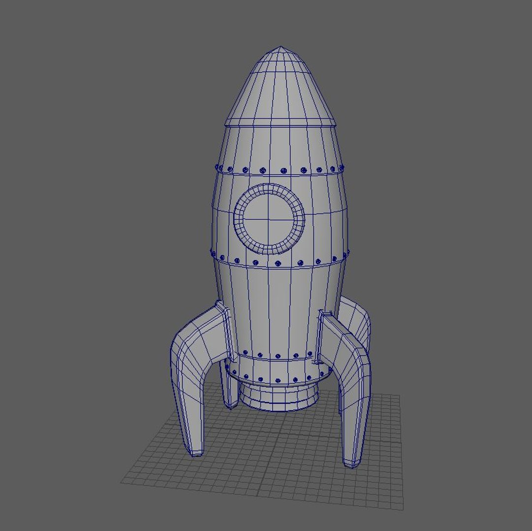 3D Stylised Rocket Model - TurboSquid 1632138
