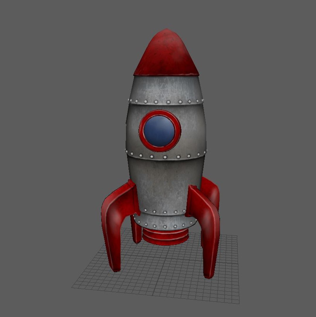 3D Stylised Rocket Model - TurboSquid 1632138