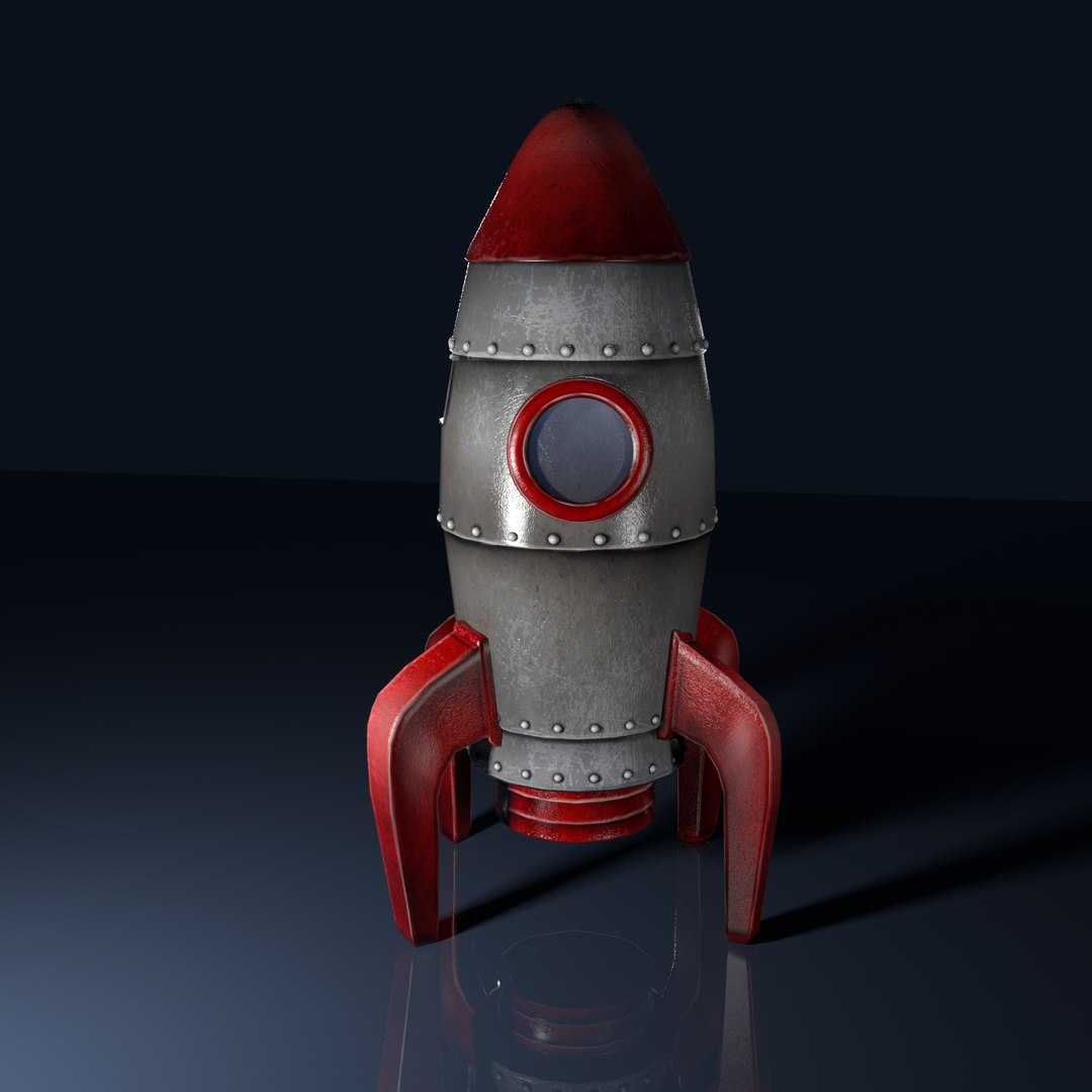 3D Stylised Rocket Model - TurboSquid 1632138