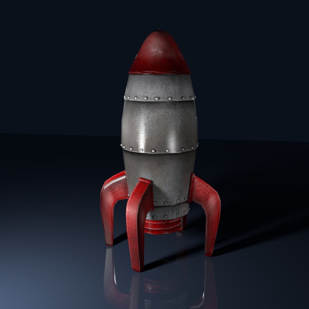 3D Stylised Rocket Model - TurboSquid 1632138
