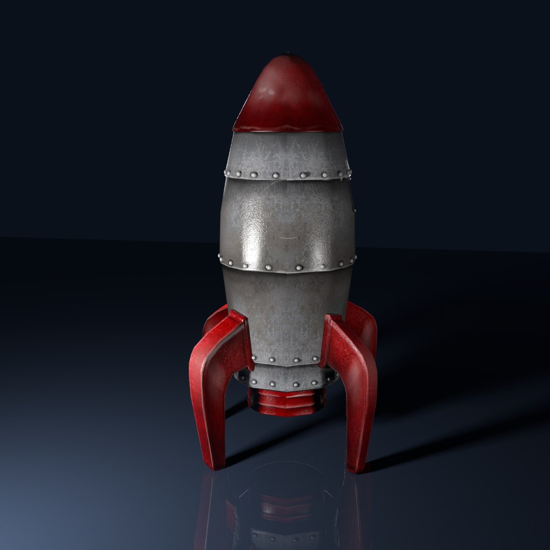 3D Stylised Rocket Model - TurboSquid 1632138