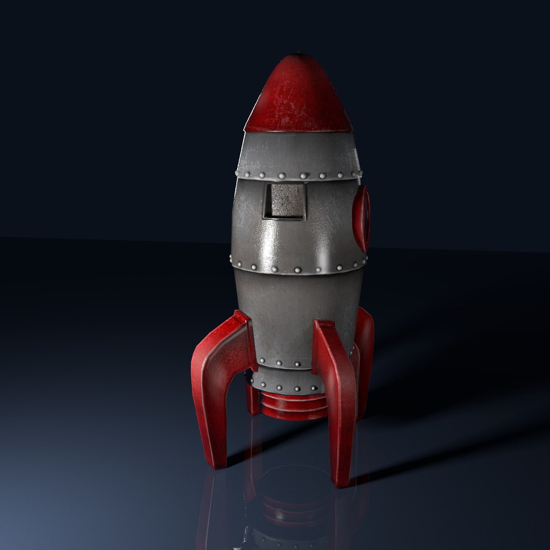 3D Stylised Rocket Model - TurboSquid 1632138
