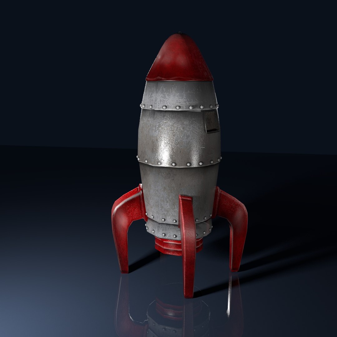 3D Stylised Rocket Model - TurboSquid 1632138