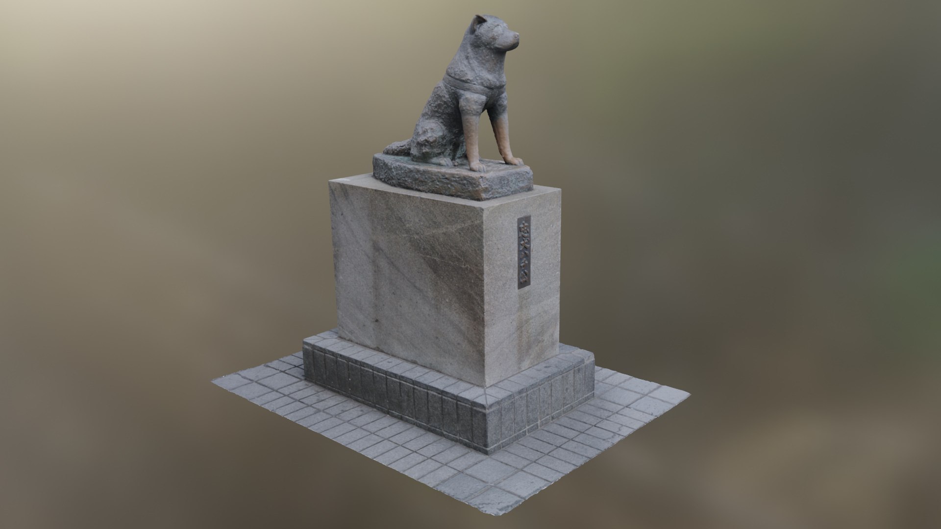 Hachiko Statue In Shibuya 3D Model - TurboSquid 1780637