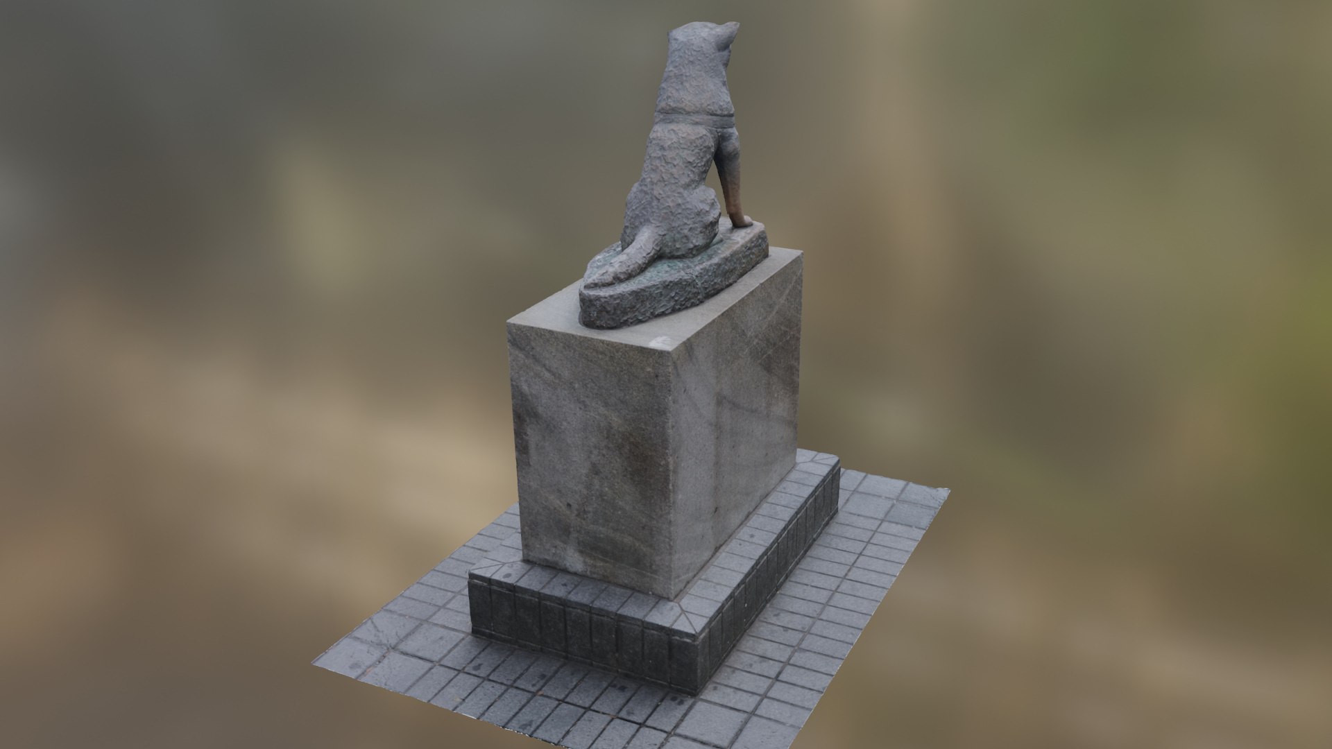 Hachiko Statue In Shibuya 3D Model - TurboSquid 1780637
