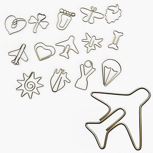 3D Paper Clip Models - Browse & Download Formats - TurboSquid