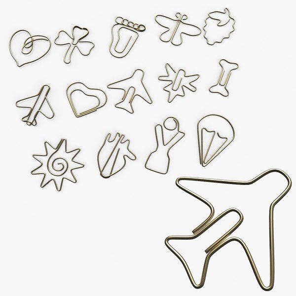Free Paper Clip 3D Models for Download | TurboSquid