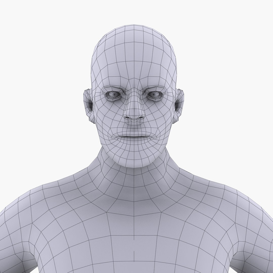 Human Anatomy Male Body Skin 3d Dxf