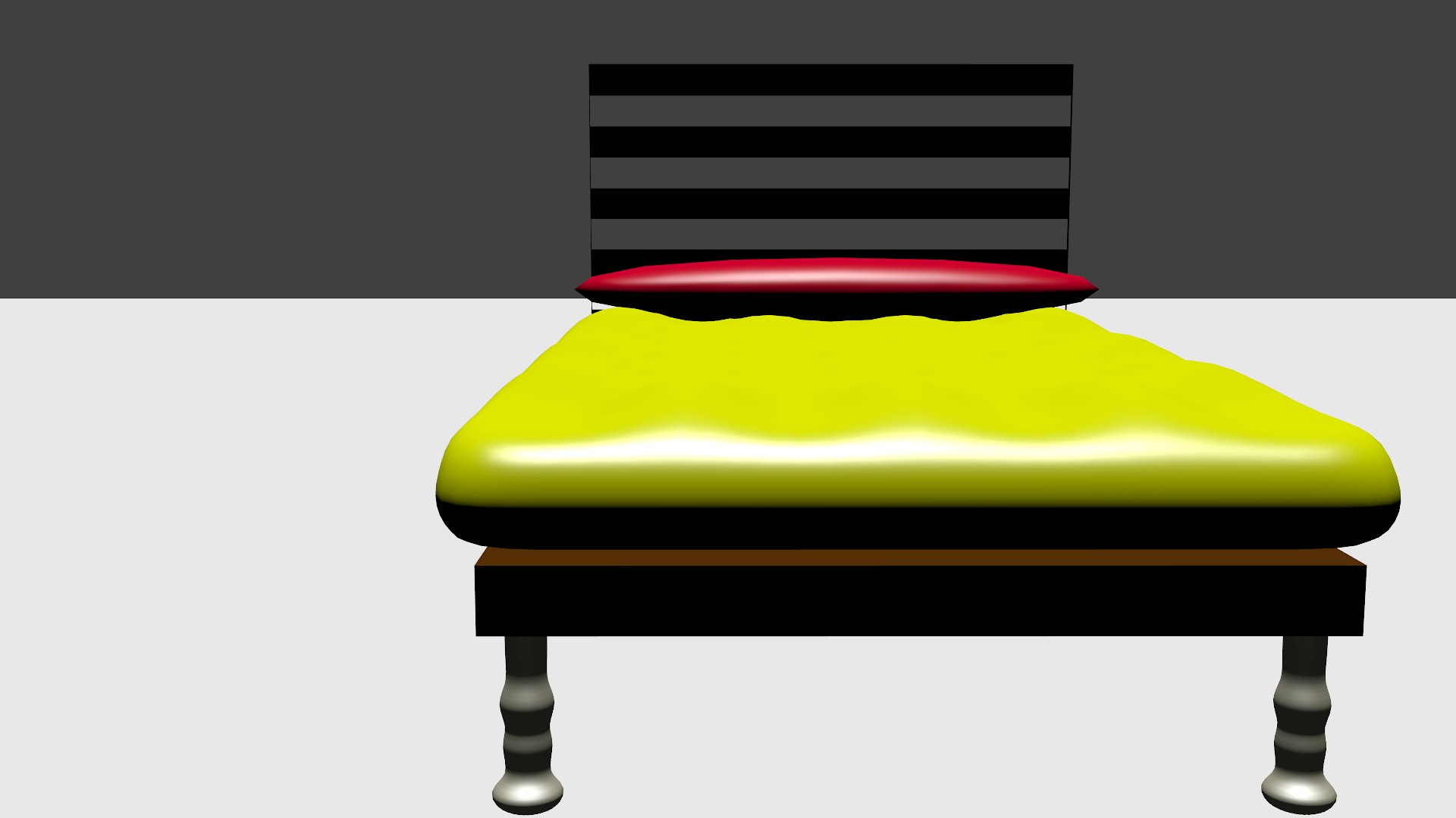Cartoon Bed Model - TurboSquid 1721347