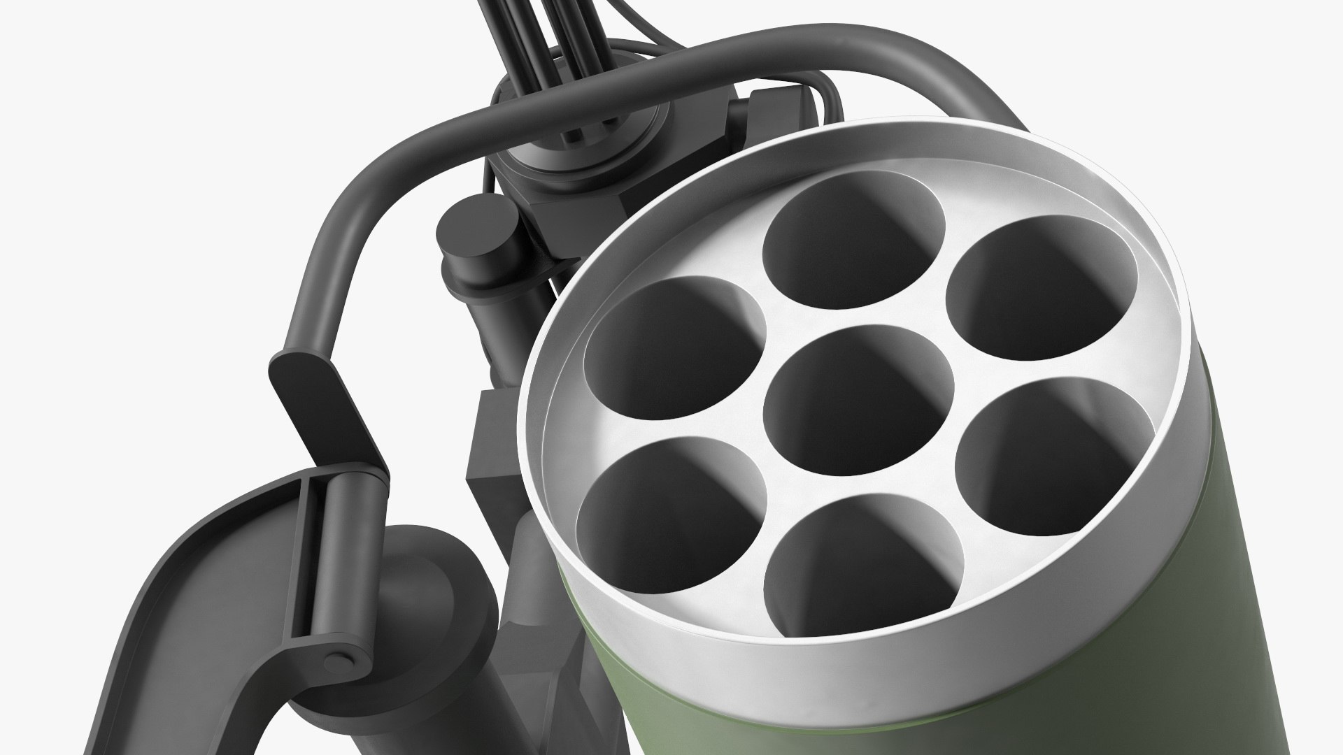 3D model Helicopter Armament Subsystem with Rocket Launcher ...