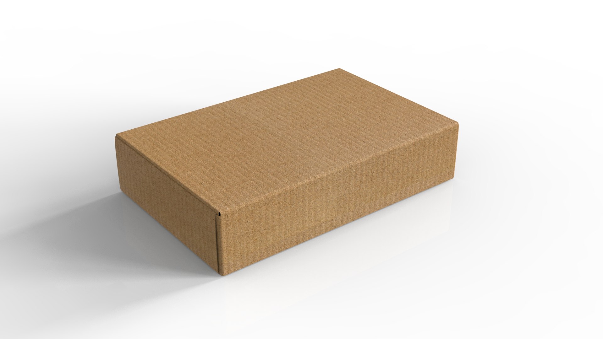 3D Model Cardboard Box FEFCO0427 Rigged - TurboSquid 2097280