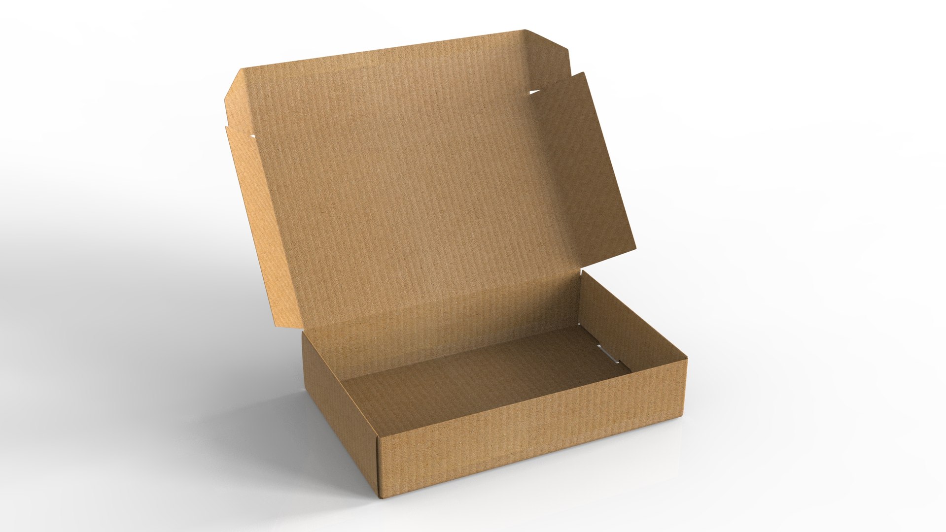 3D Model Cardboard Box FEFCO0427 Rigged - TurboSquid 2097280