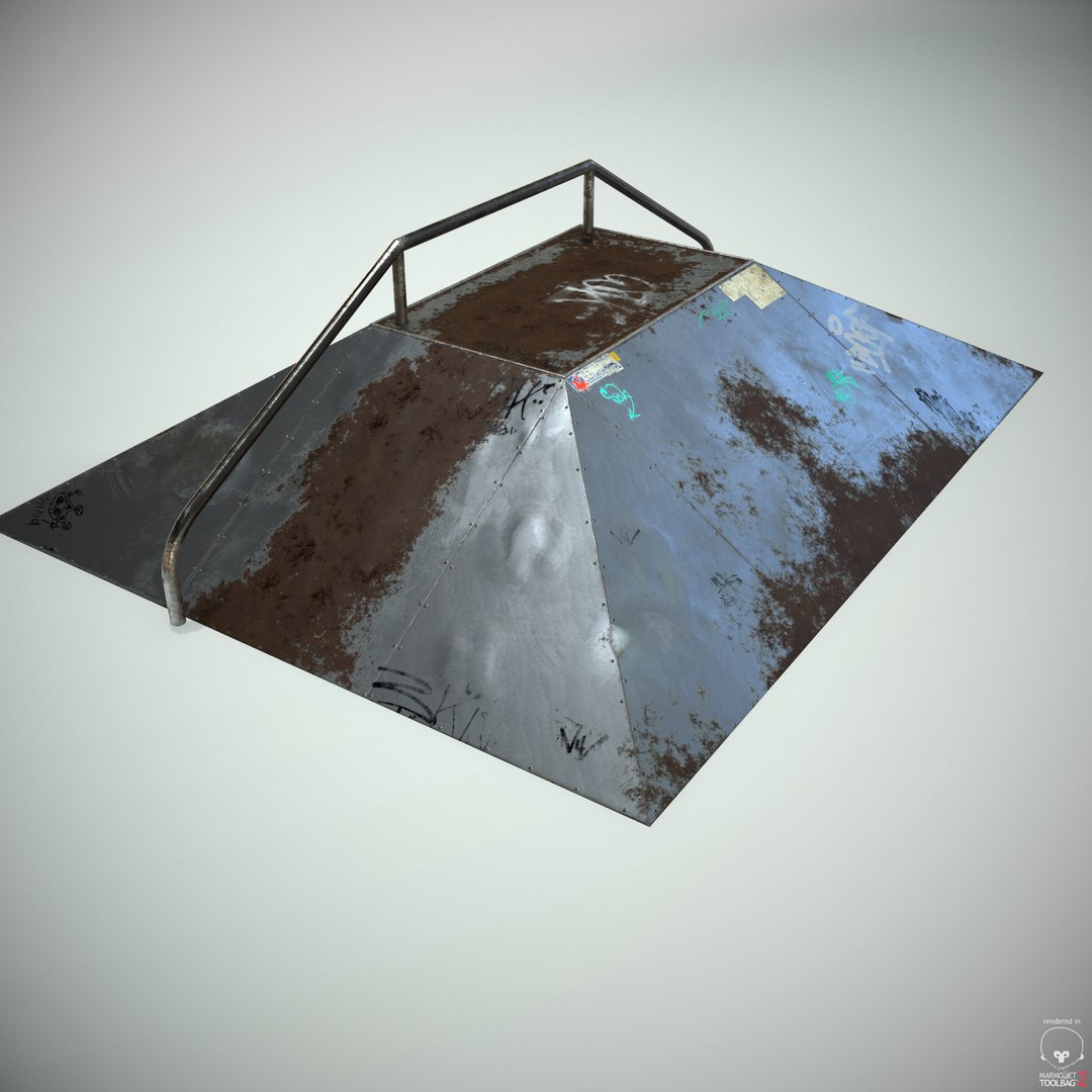 3d Skate Ramp Pbr