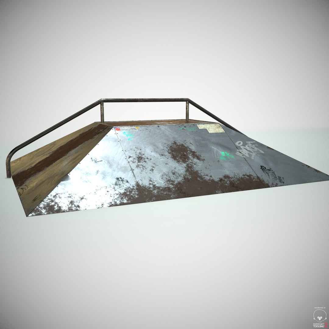 3d Skate Ramp Pbr