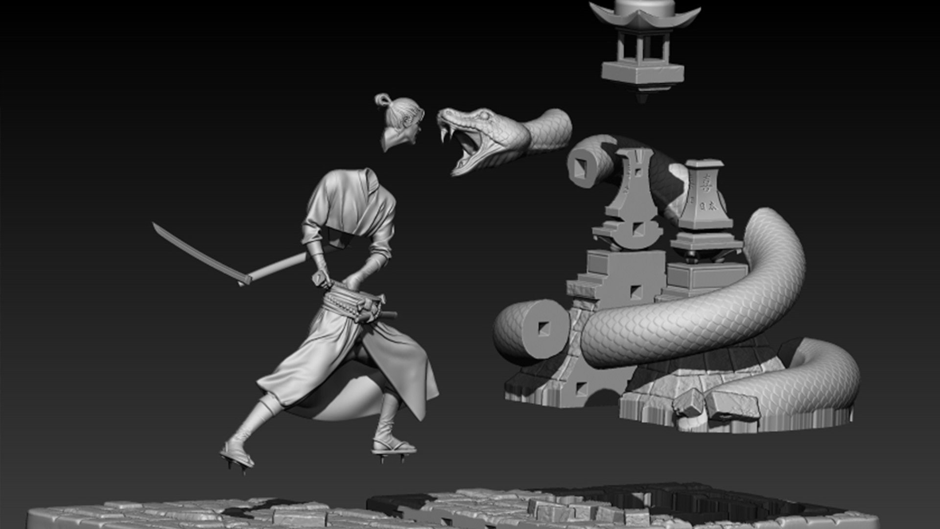 3d print Samurai 3D model - TurboSquid 1818648