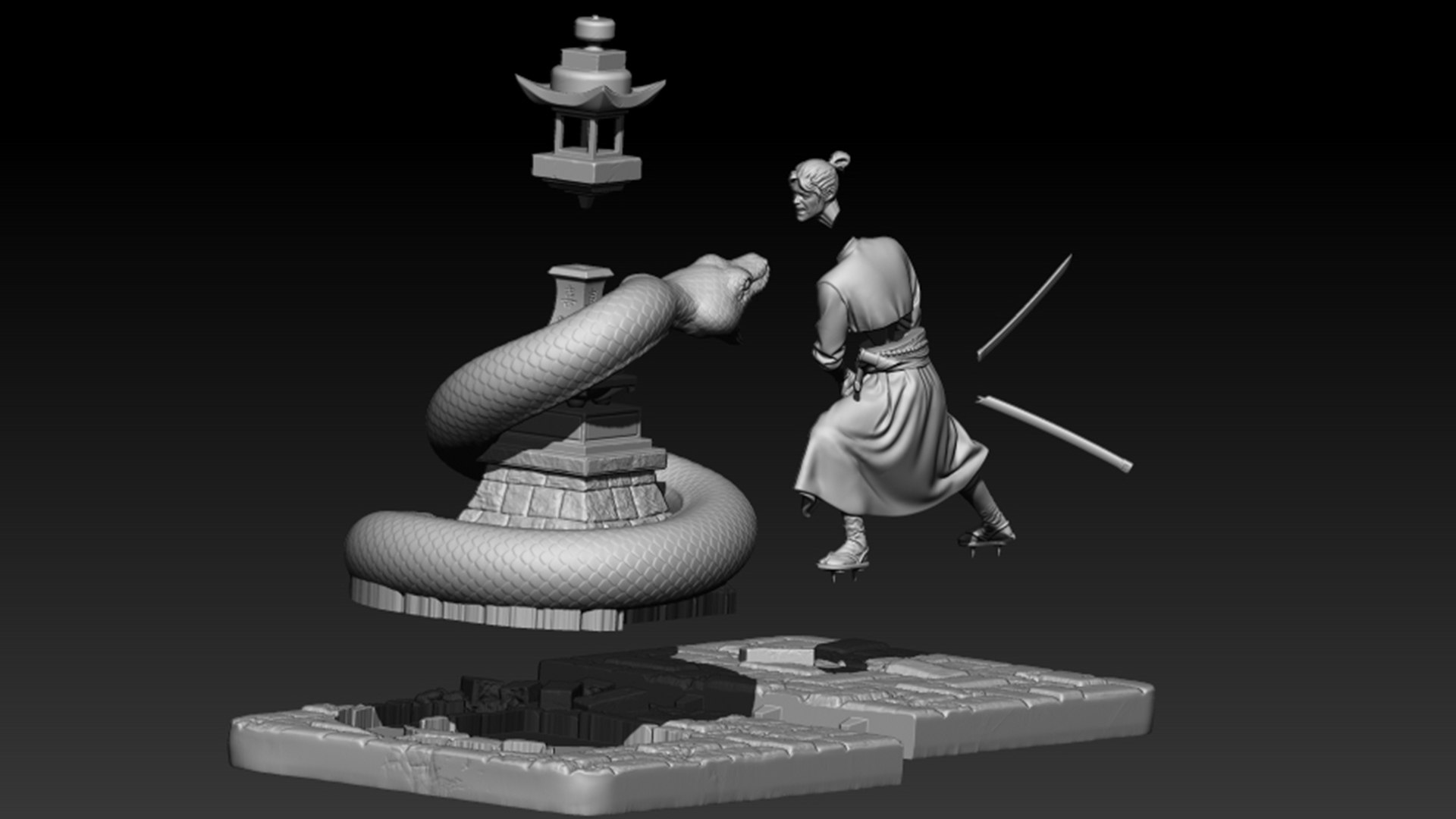 3d print Samurai 3D model - TurboSquid 1818648