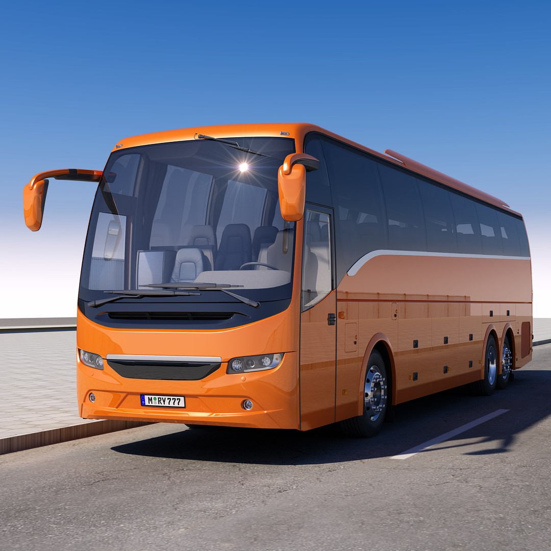 3D Model Tourist Bus - TurboSquid 1478722