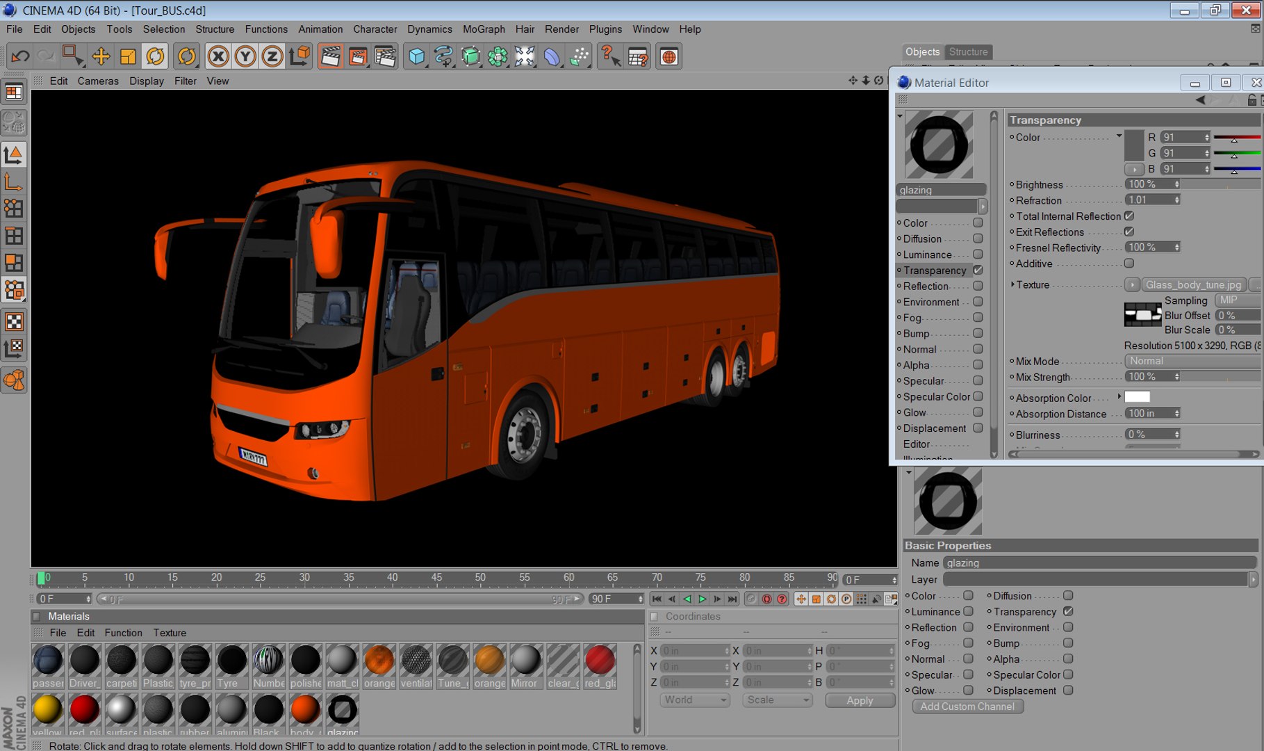 3D Model Tourist Bus - TurboSquid 1478722