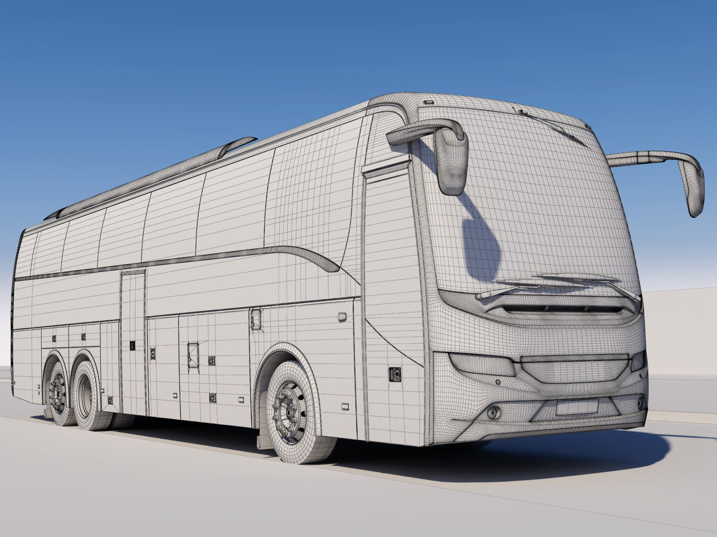 3D Model Tourist Bus - TurboSquid 1478722
