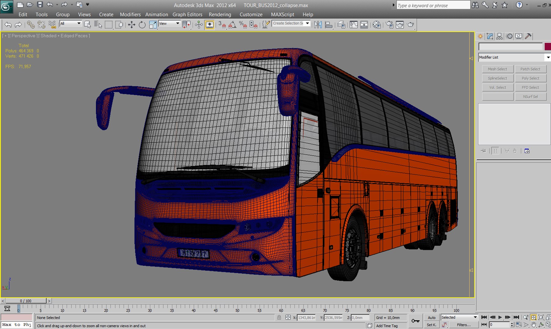 3D Model Tourist Bus - TurboSquid 1478722