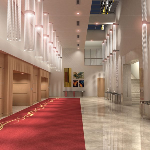 Lobby model - TurboSquid 2012508