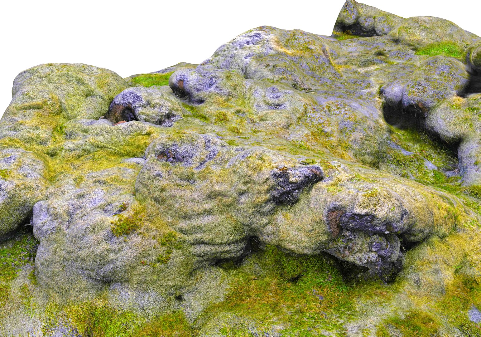 Moss Rock 3D Model - TurboSquid 1707099