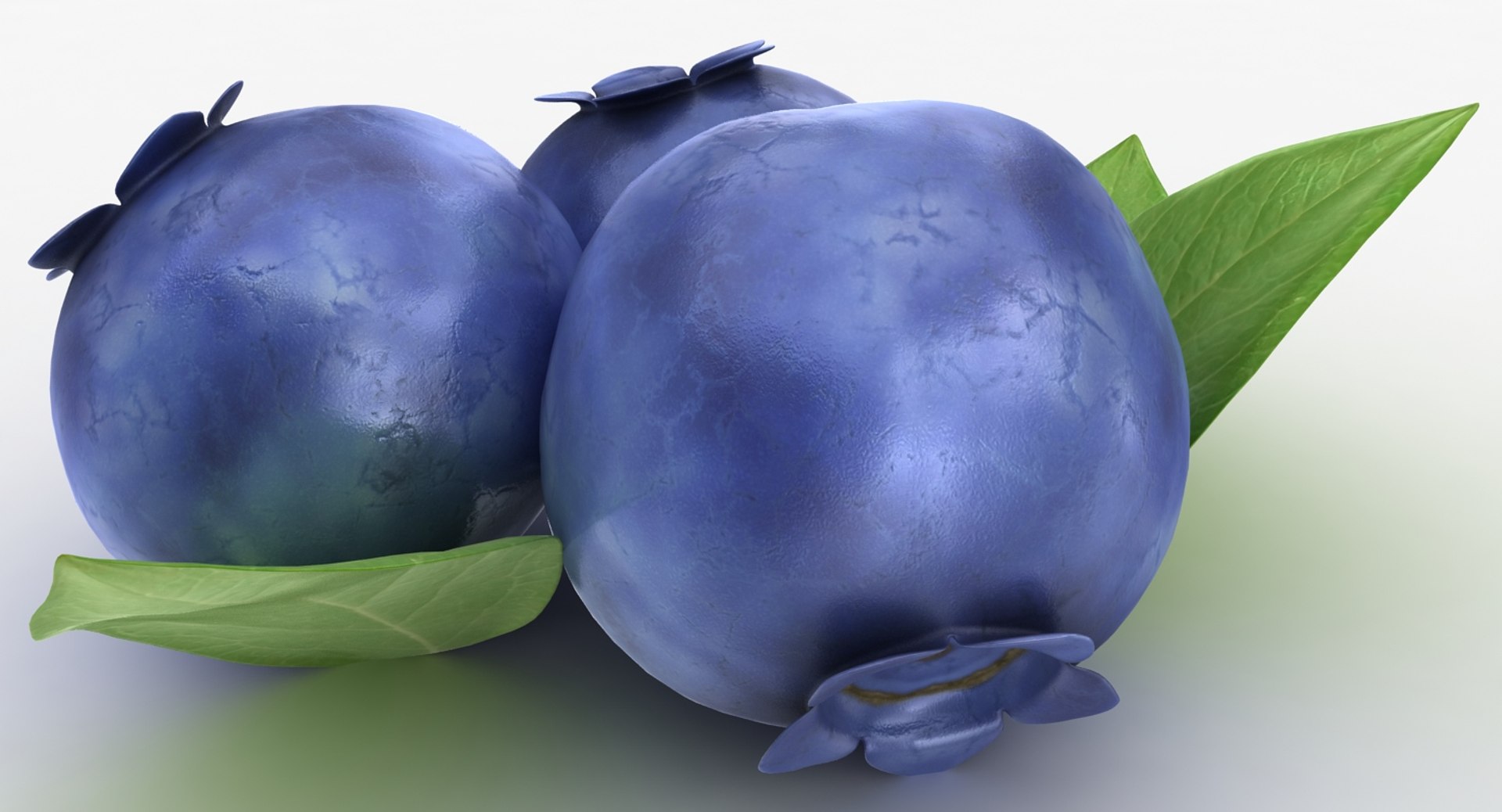 3D Realistic Blueberry Model - TurboSquid 1193432