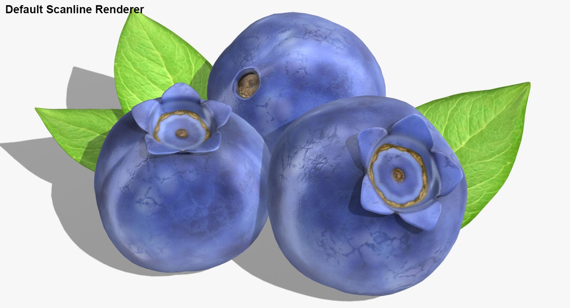 3D Realistic Blueberry Model - TurboSquid 1193432
