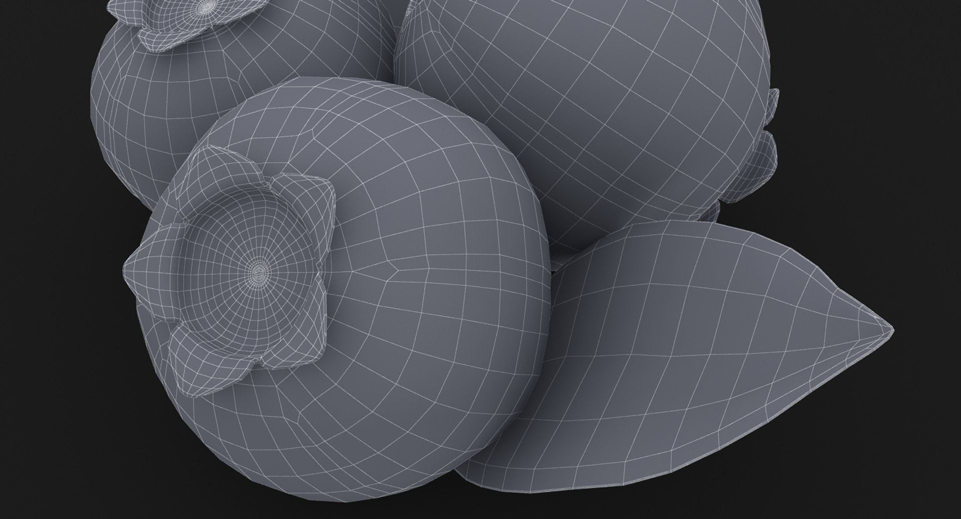 3D Realistic Blueberry Model - TurboSquid 1193432