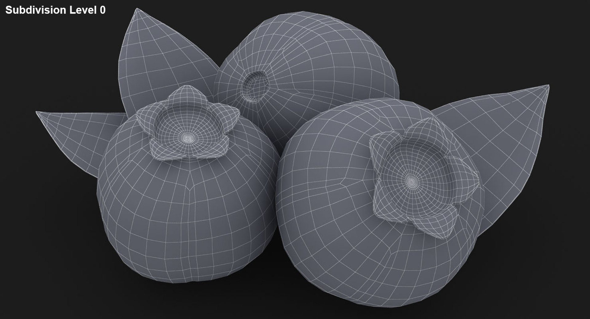 3D Realistic Blueberry Model - TurboSquid 1193432