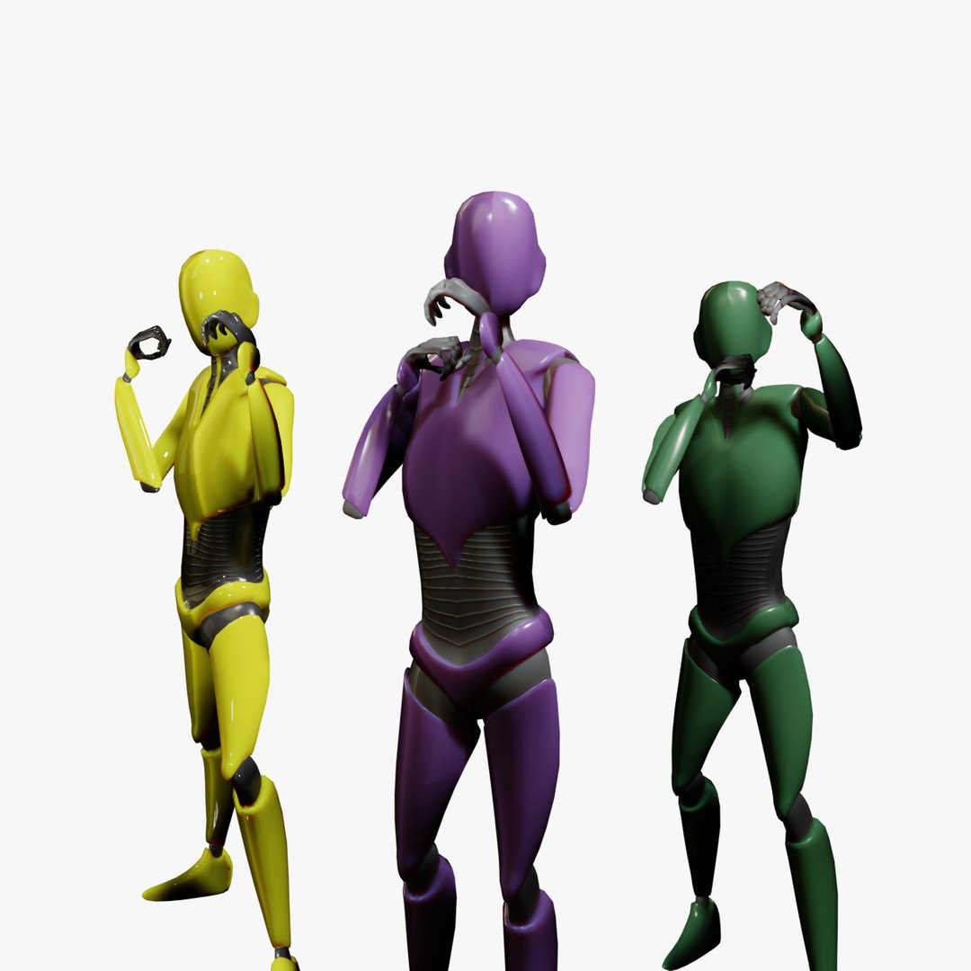 Classic 3D Beat Em Up Animations - Motion Cast12 - Vol1 Model ...