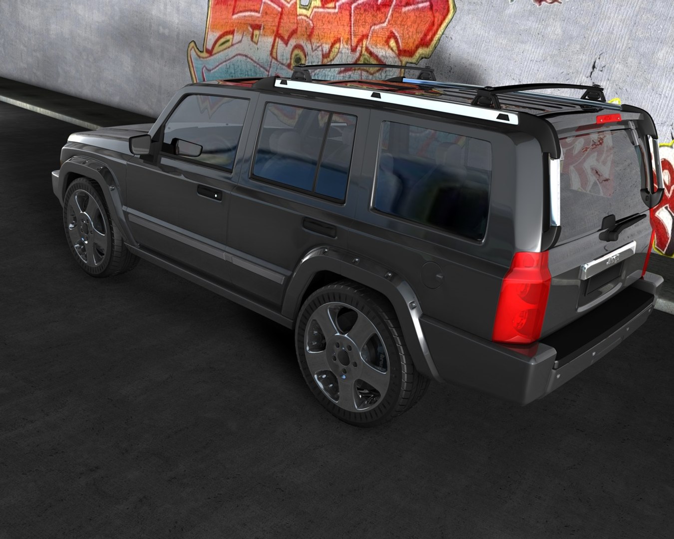 3ds max jeep commander