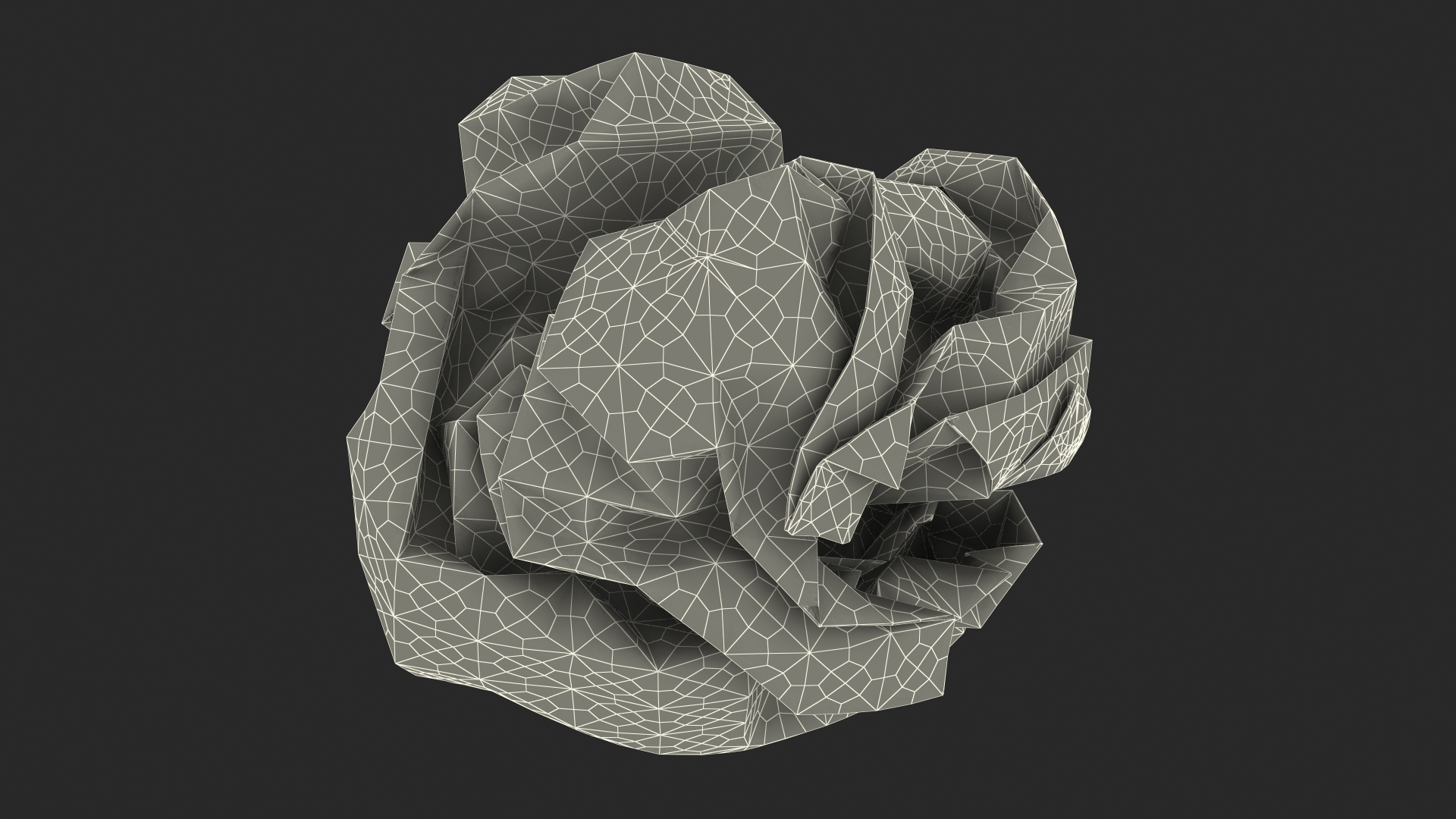 3D Crumpled Paper Ball Text Model - TurboSquid 1511242