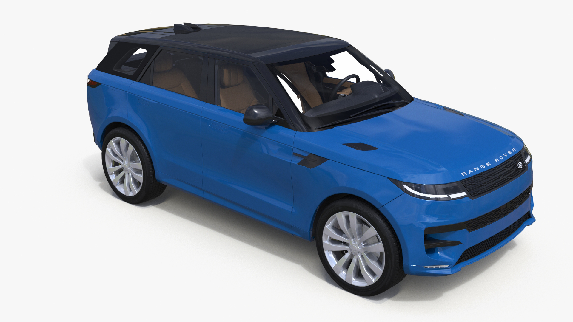 3D 2023 Range Rover Sport Blue - TurboSquid 2385508