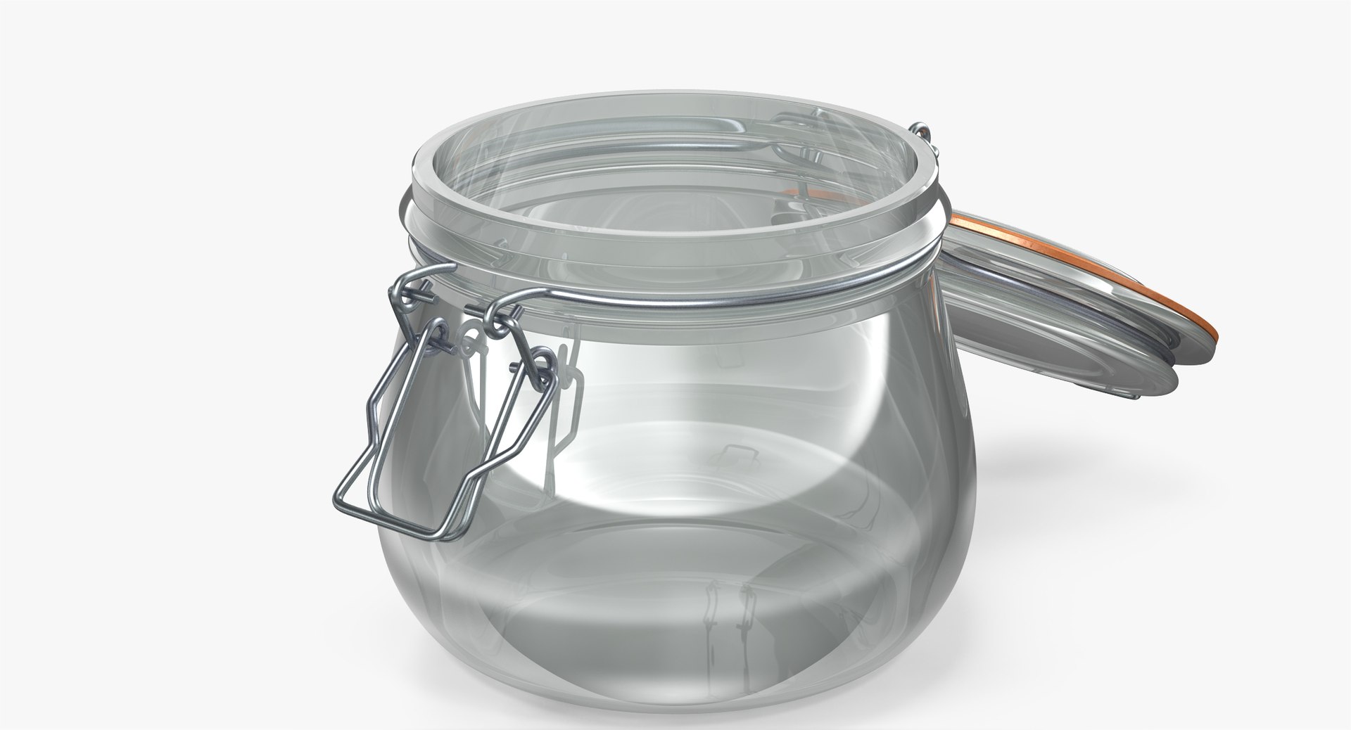 3D Glass Jar Lock 05 Model - TurboSquid 1272260