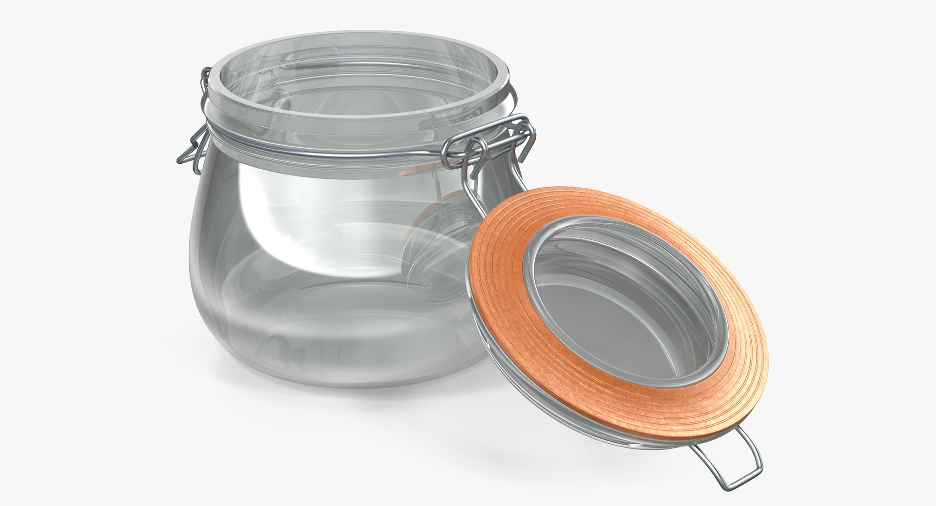 3D Glass Jar Lock 05 Model - TurboSquid 1272260