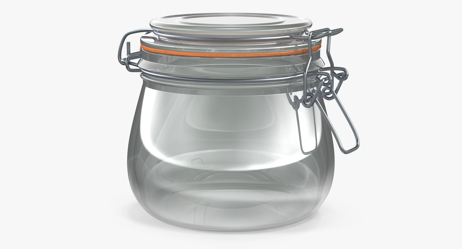 3D Glass Jar Lock 05 Model - TurboSquid 1272260