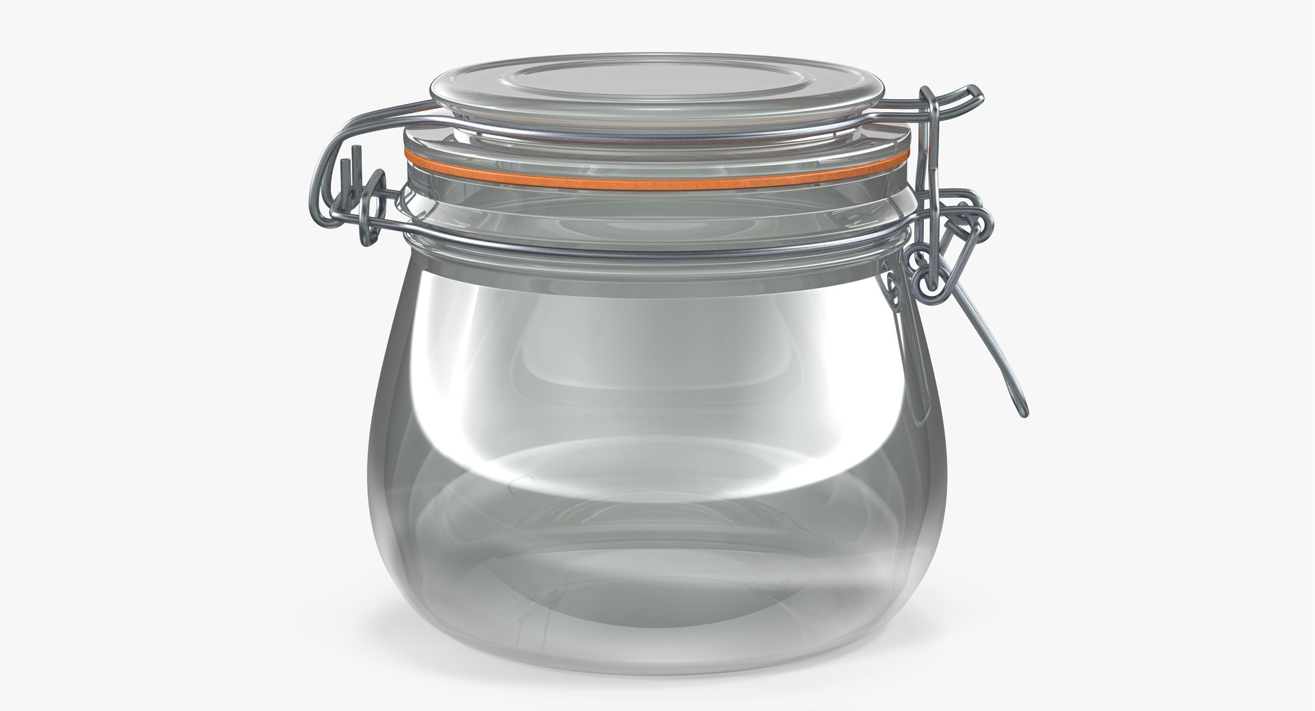 3D Glass Jar Lock 05 Model - TurboSquid 1272260