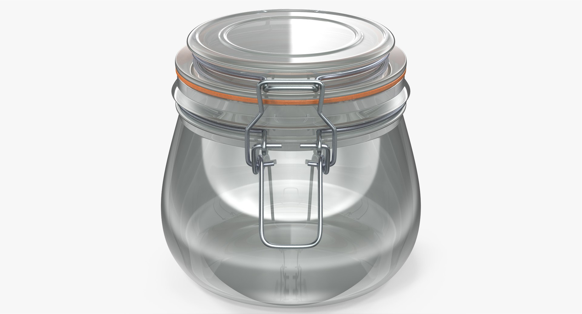 3D Glass Jar Lock 05 Model - TurboSquid 1272260