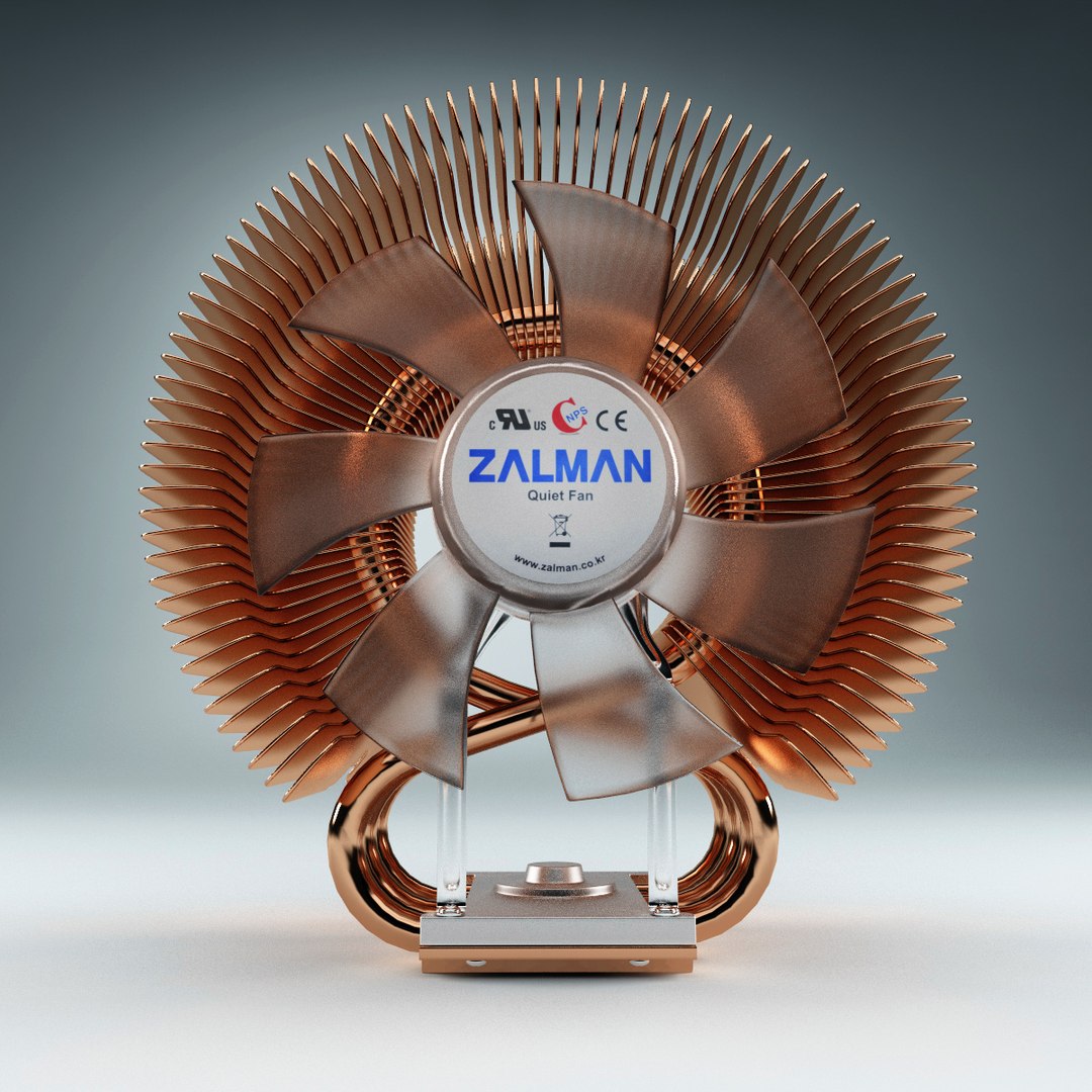3d cpu cooler zalman model
