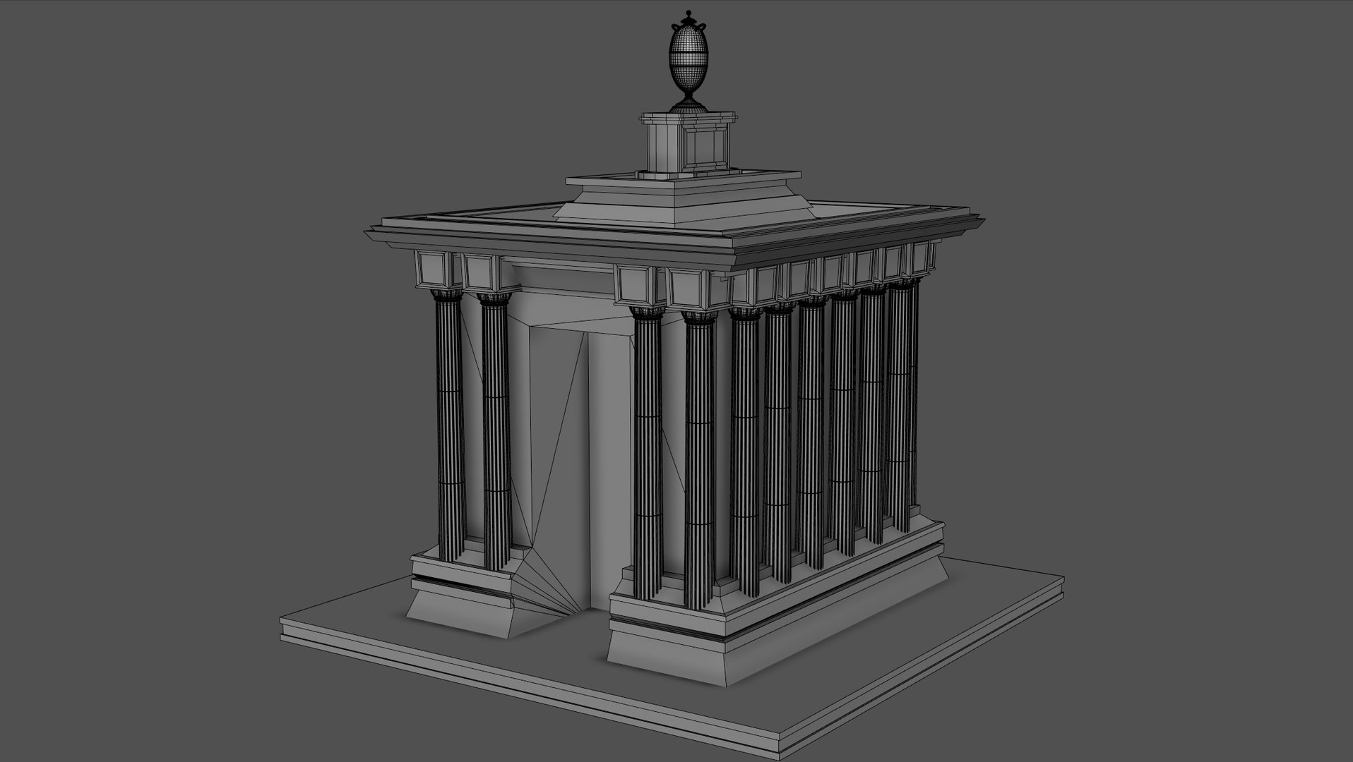 Free 3D Ancient Mini Temple - TurboSquid 2290516