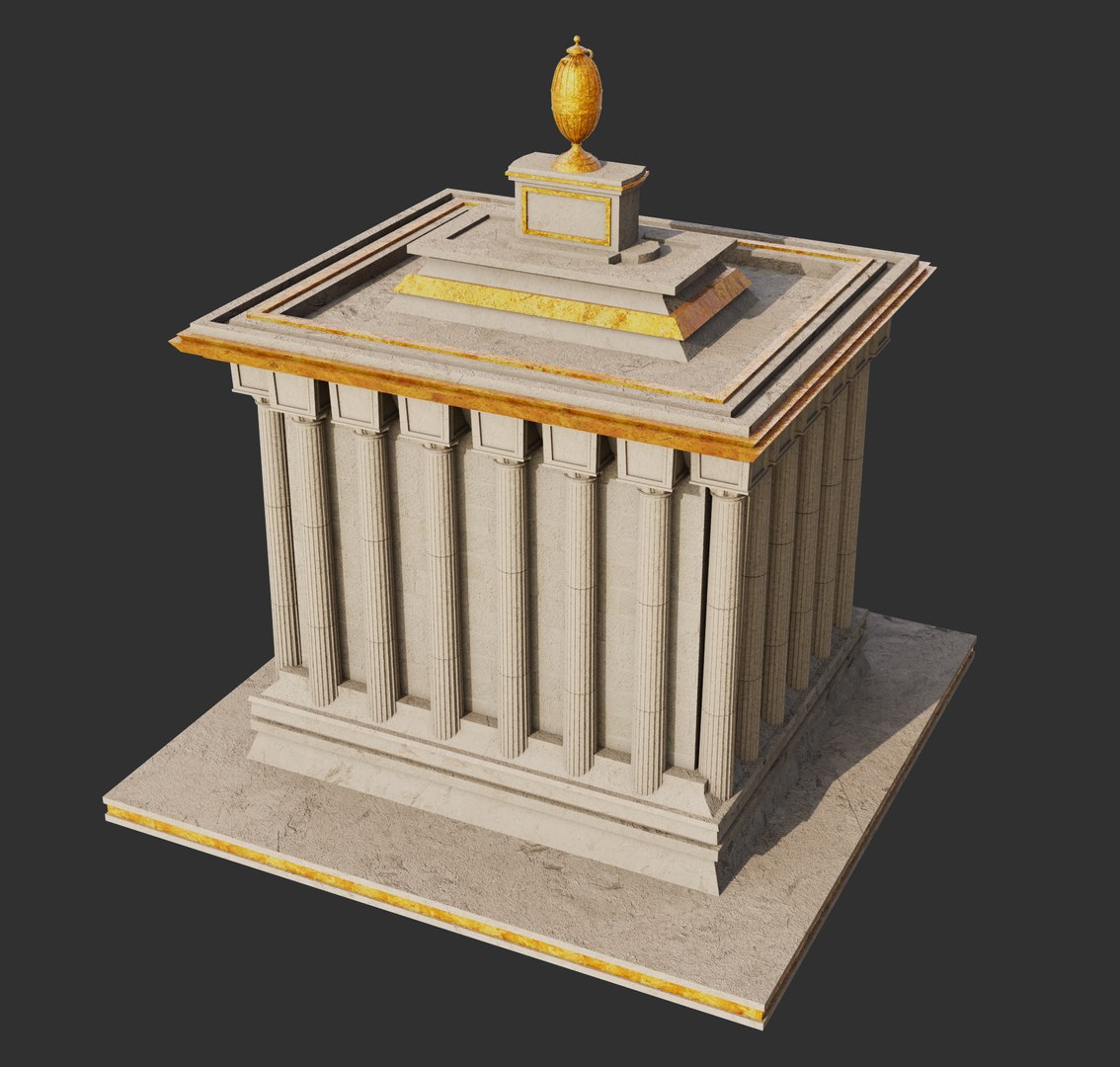 Free 3D Ancient Mini Temple - TurboSquid 2290516